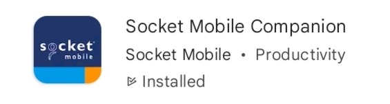 Socket Mobile Scanner Setup